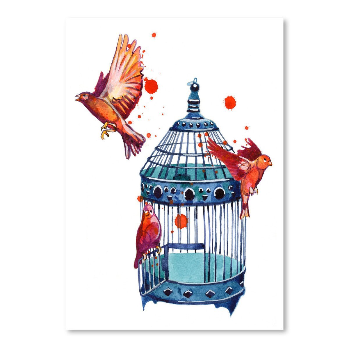 Caged Bird Art