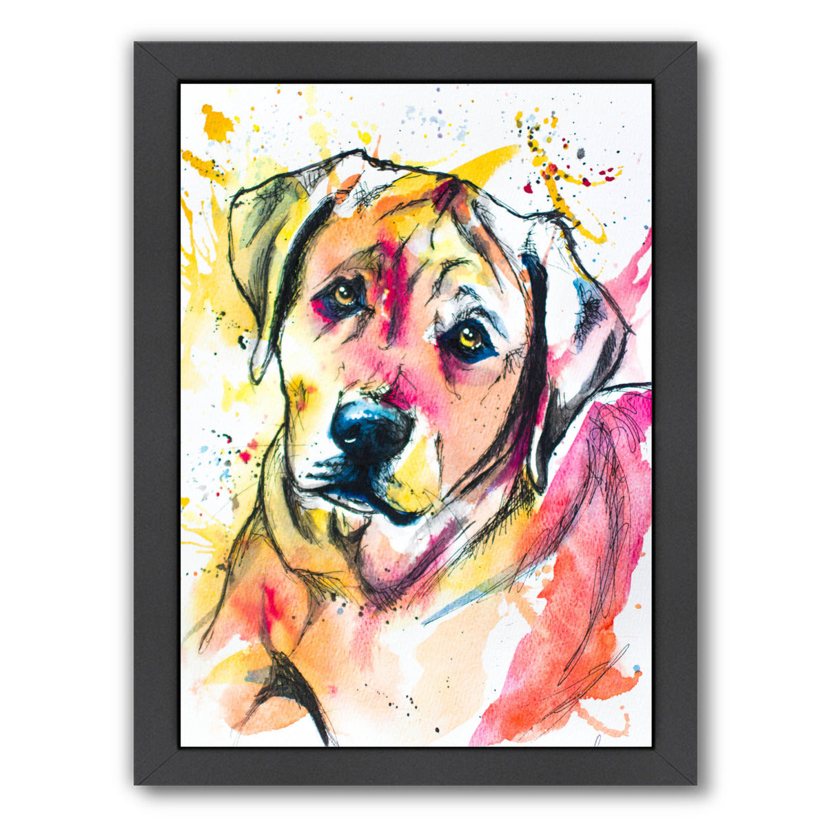 Colorful Lab Paintings