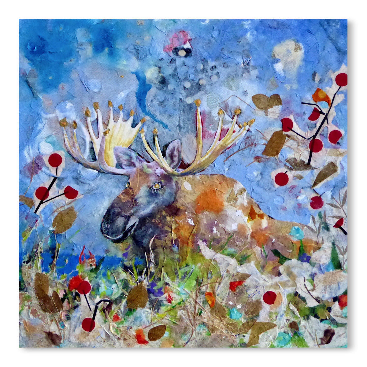 Abstract Moose Painting