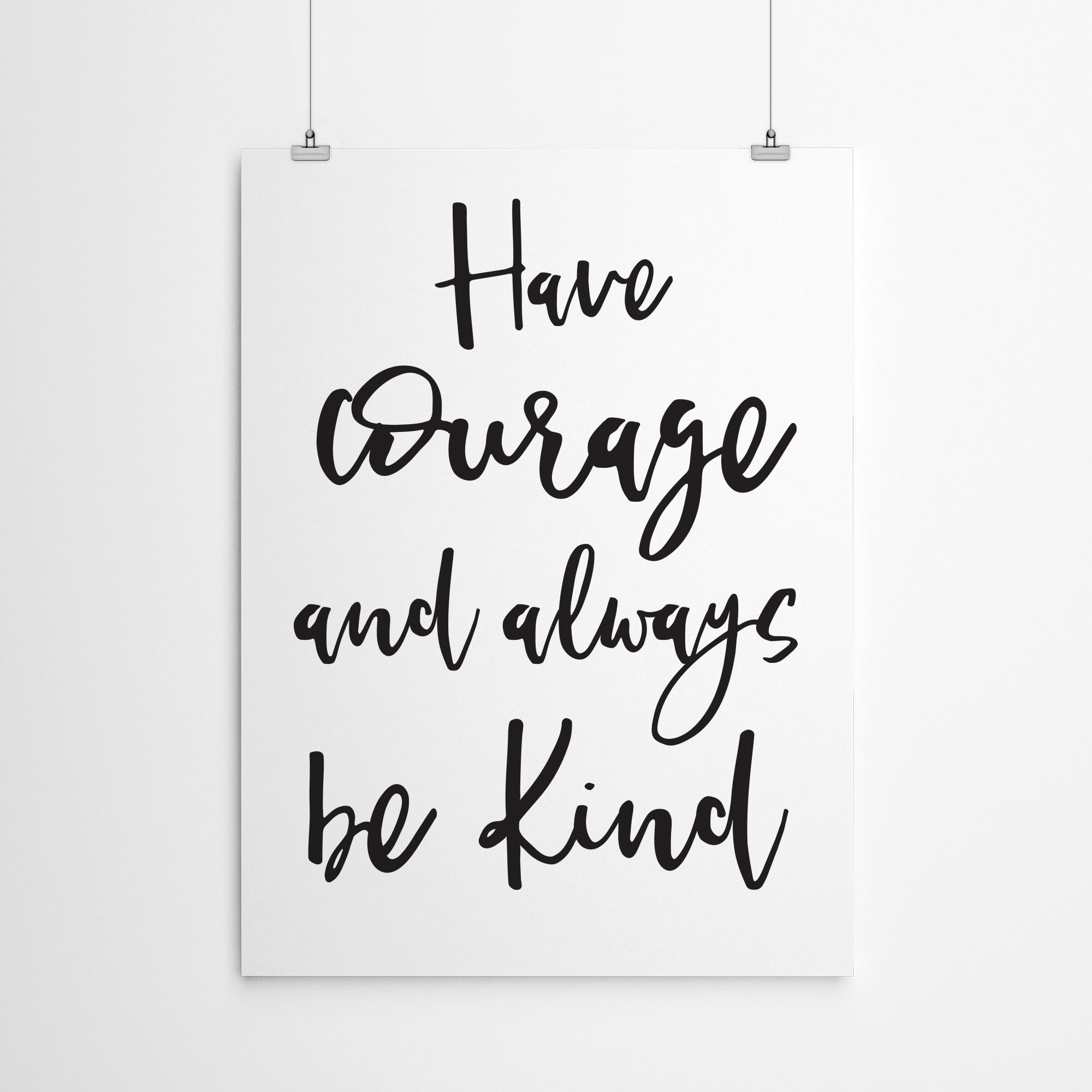 Courage Word Art