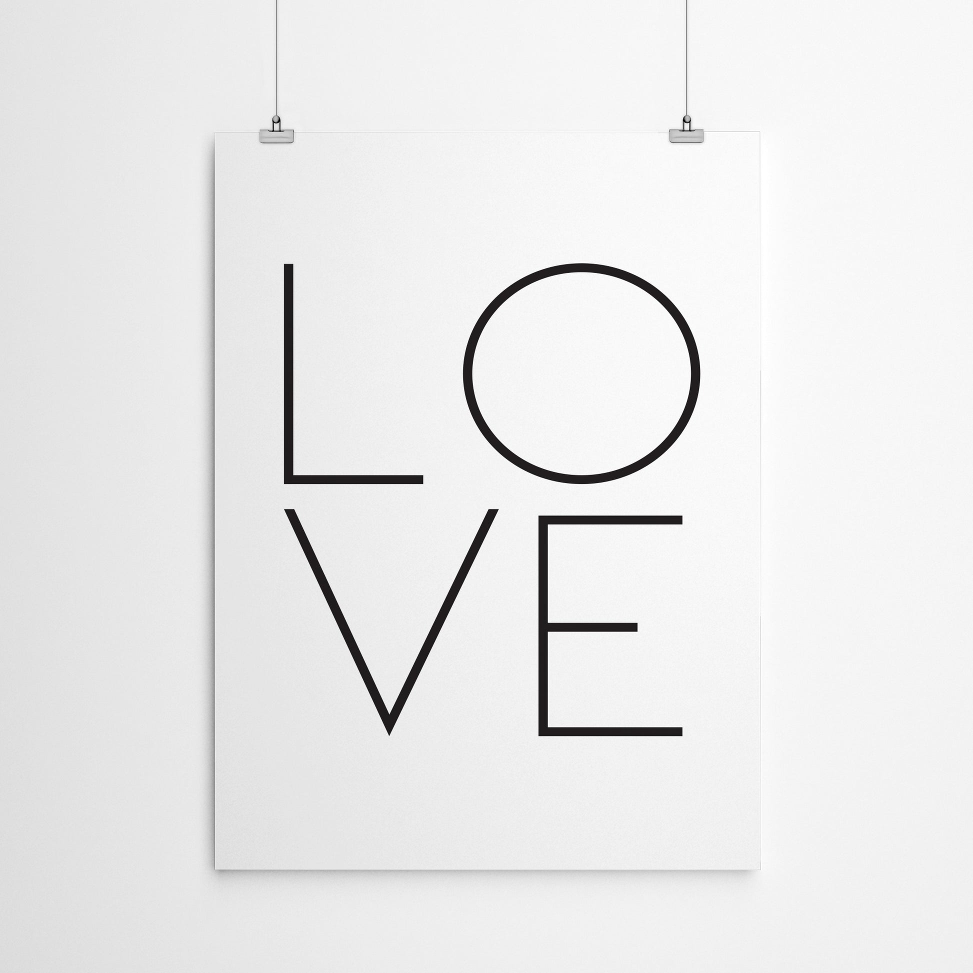 Wall Word Art Love