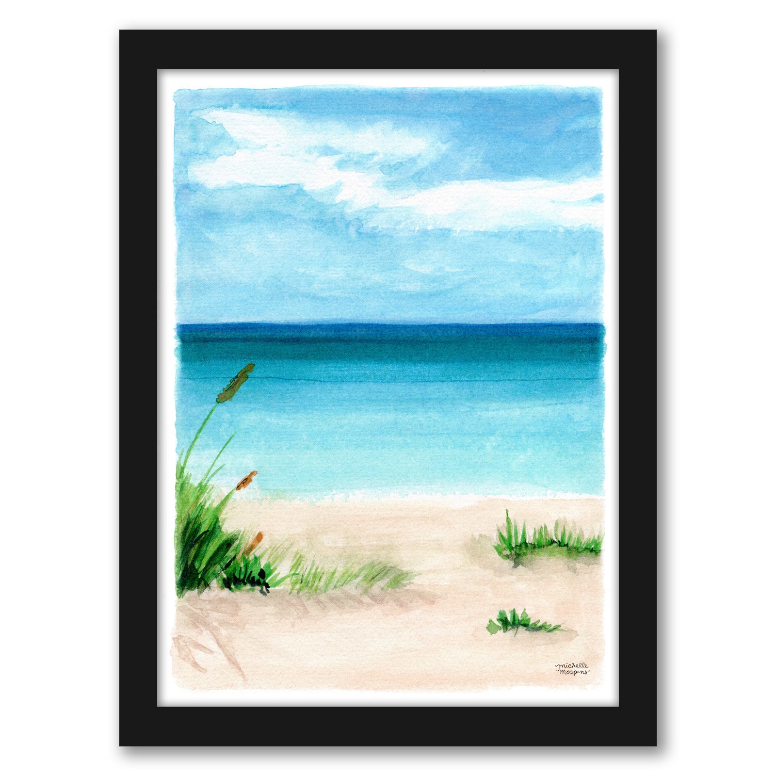 Watercolor Paintings Of Beach Scenes